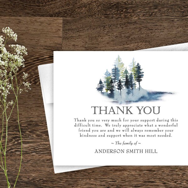 Manly Thank You Card - Etsy