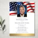 Military Funeral Invitation Template, Celebration of Life Invitation ...
