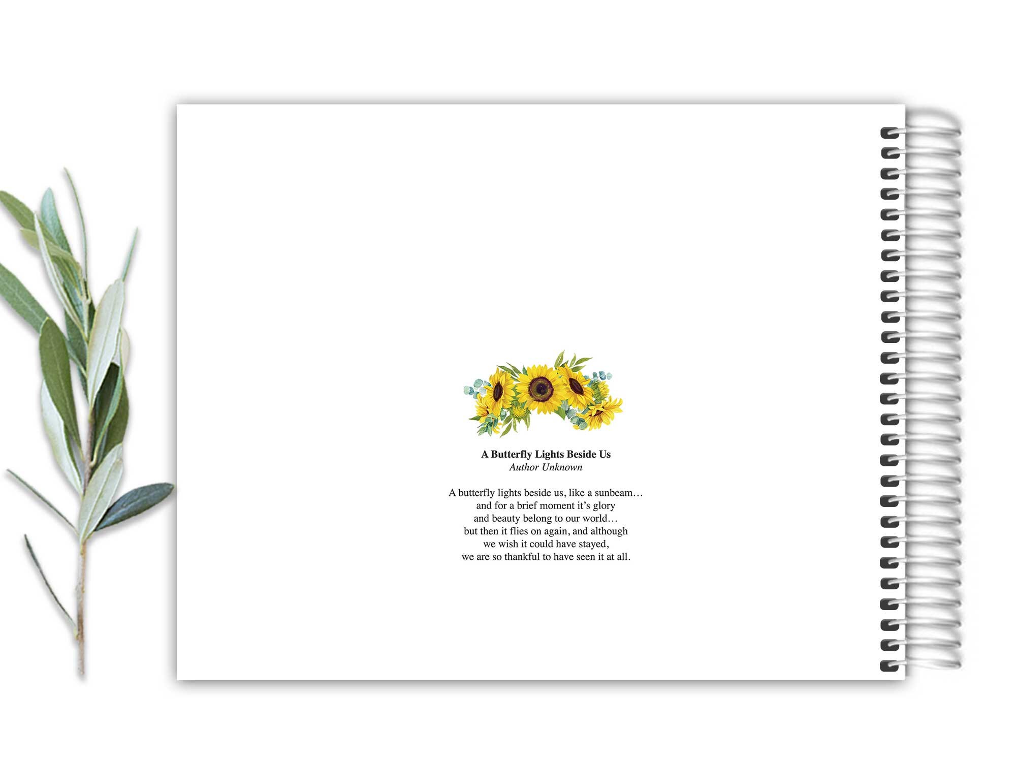 Funeral Guest Book A Life Remembered Memorial Service Guest - Etsy