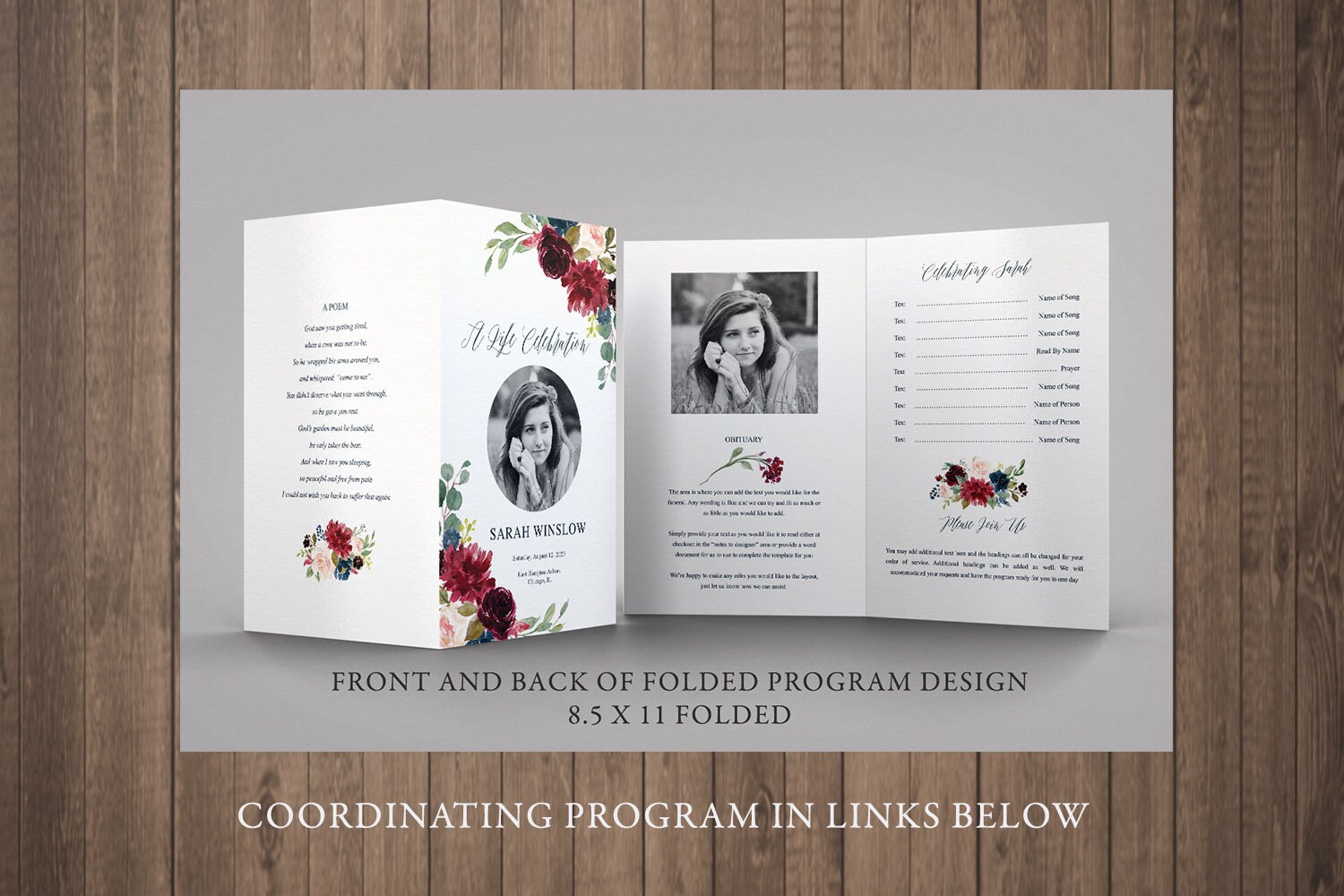 Funeral Share a Memory Card Printable Funeral Memory Card - Etsy UK