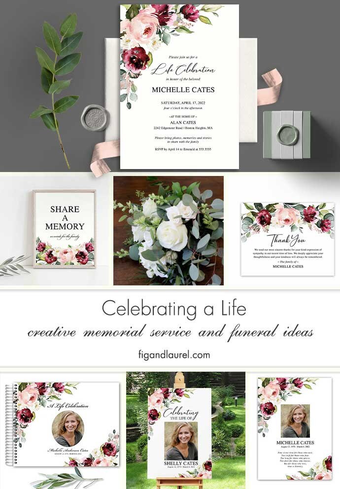 Funeral Guest Book, A Life Remembered Memorial Service Guest Book ...