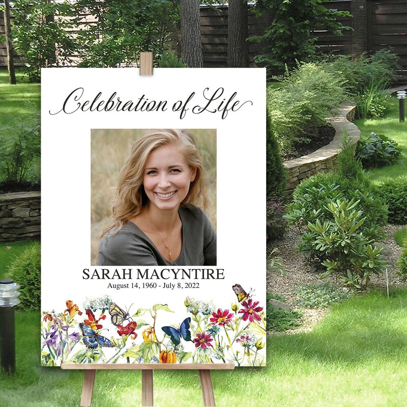 Funeral Memory Board - Etsy