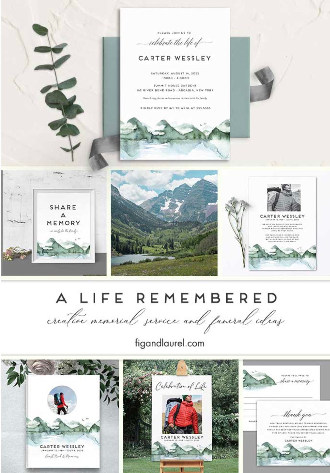 Funeral Acknowledgement Card Template Sympathy Thank You Note - Etsy