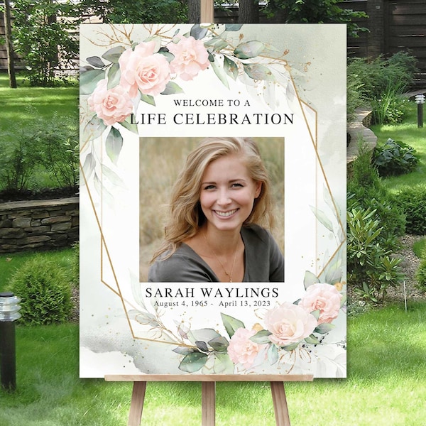 Celebration of Life Poster - Etsy
