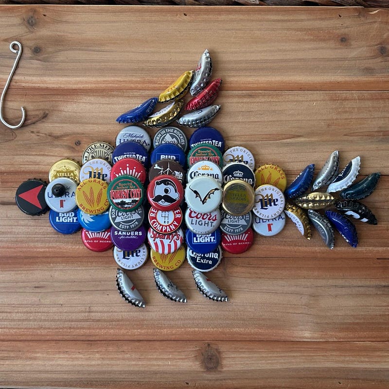 Bottle Cap Fish - Etsy
