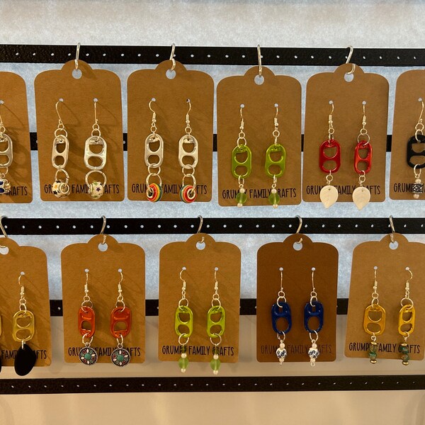 Tab Earrings - Etsy