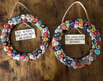 Busch Light / Beer / Vodka/ Alcohol/ Galvanized Metal Bottle Cap Wall ...