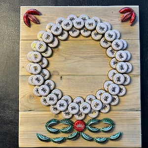 Bottle Cap Wreath - Etsy