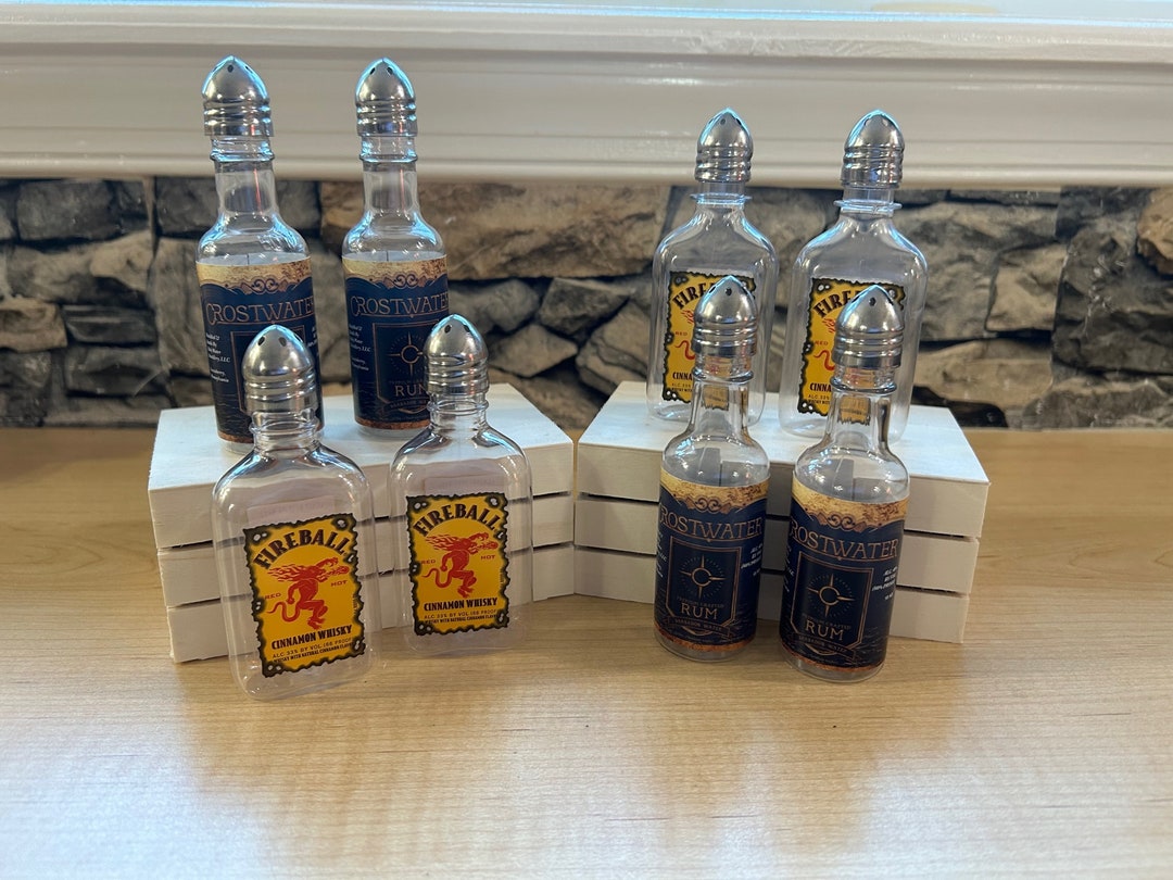 Salt & Pepper Shaker Mini Liquor Bottles - Etsy