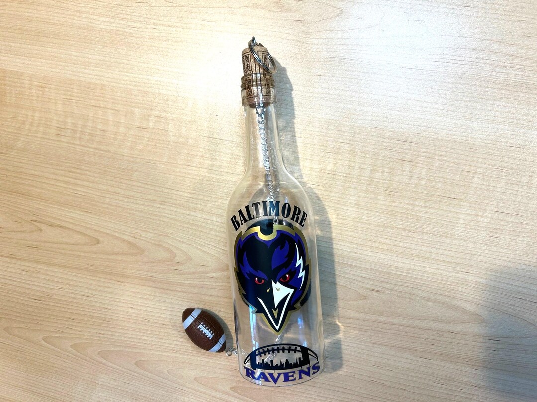 Ravens - Wine Bottle Wind Chime - Etsy