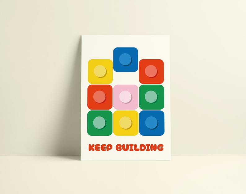 Motivational Greeting Card - Keep Building | Inspirational Greeting ...