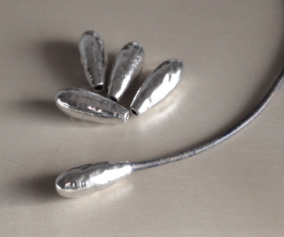 A Set of 20g 5 Pieces Terminal Beads,zamak Terminal Beads, Alloy ...