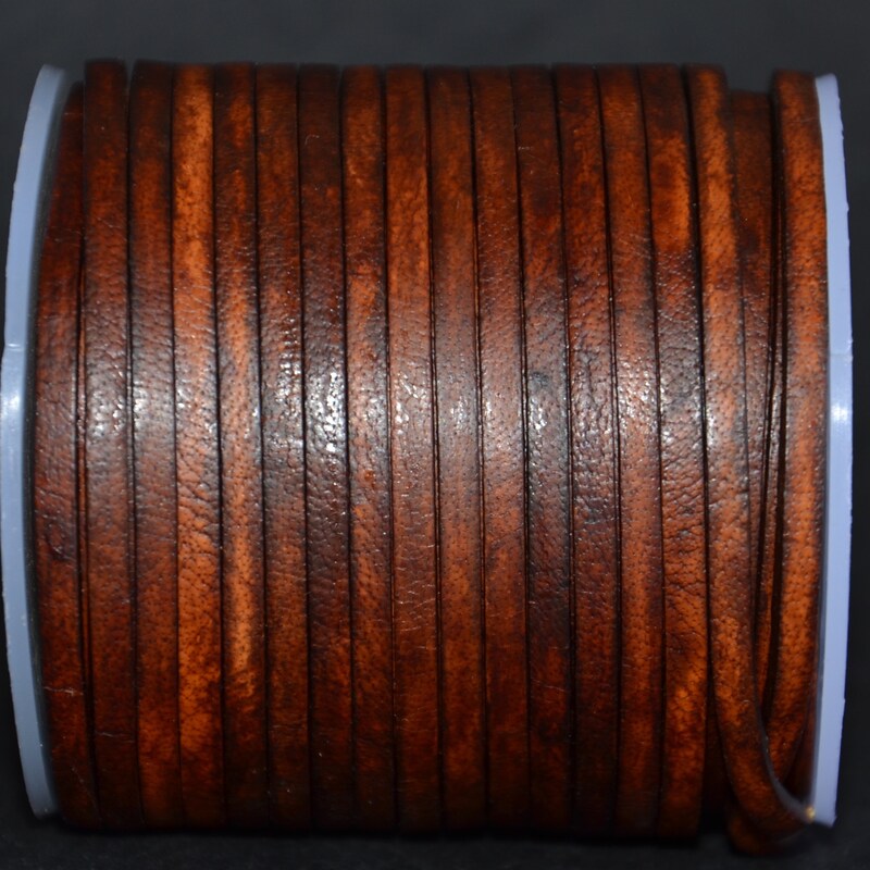 Flat Leather Cord - Etsy