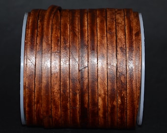 Leather Cord Brown | Etsy