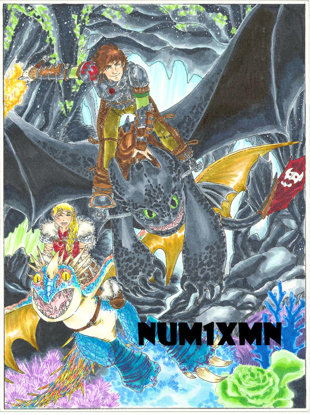 How to Train Your Dragon Print - Etsy