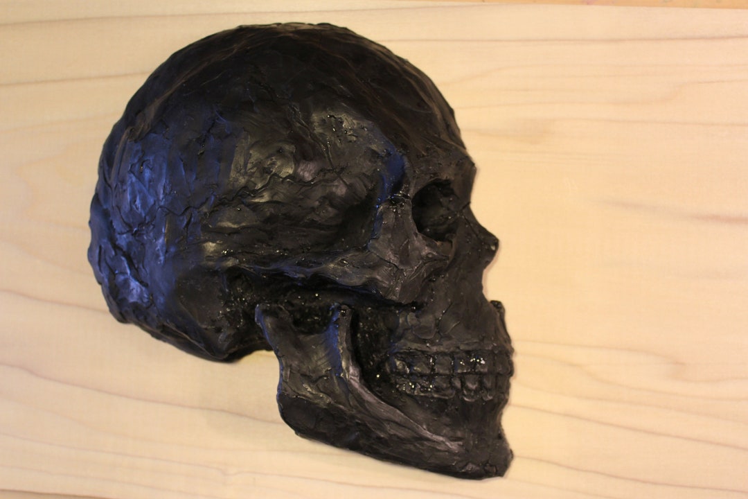 Resin Skull Sculpture - Etsy
