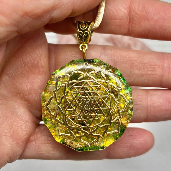 Orgonite Pendant - Etsy