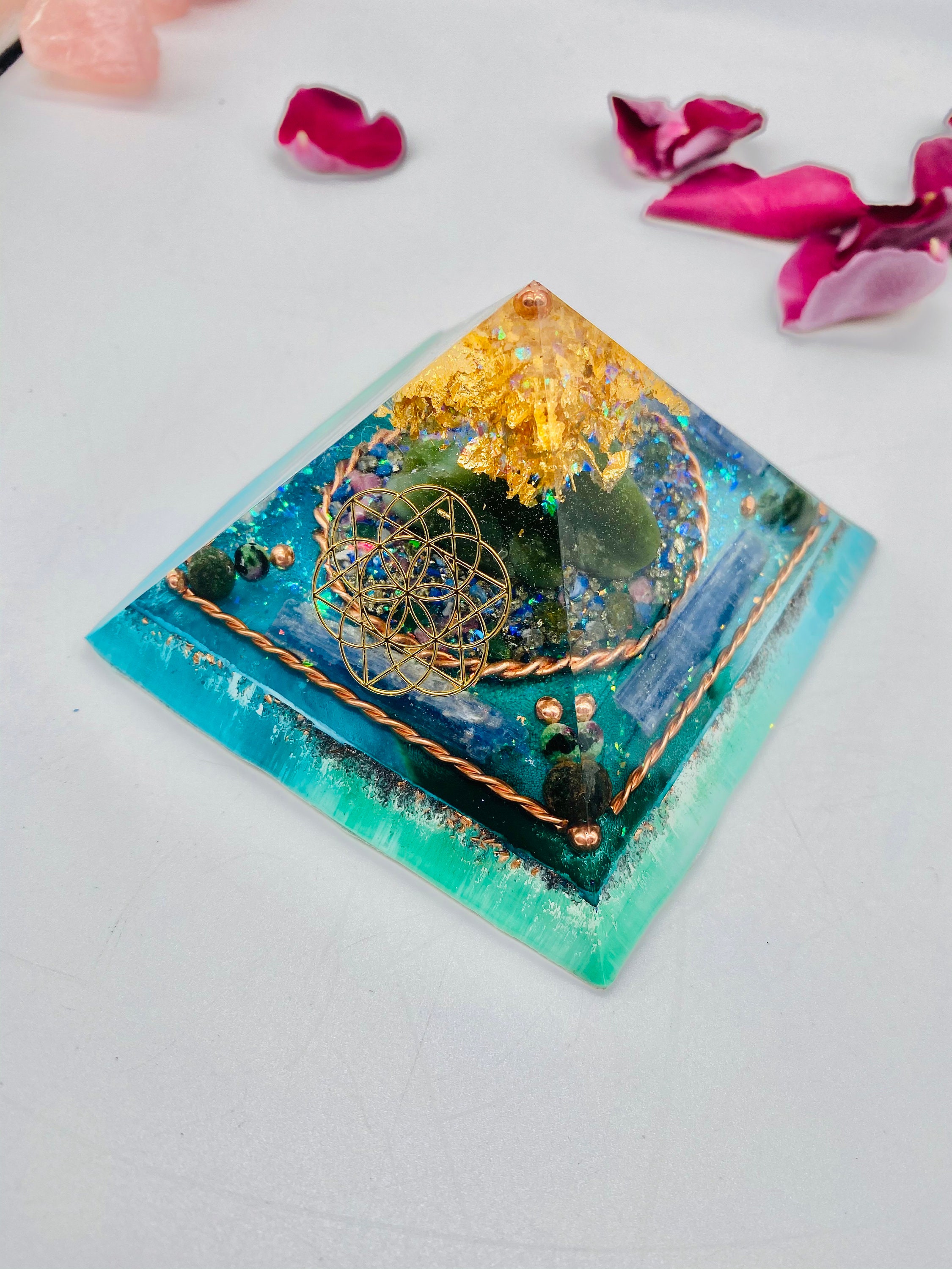 CUSTOM Orgonite Giza Pyramid Orgone Generator Authentic | Etsy