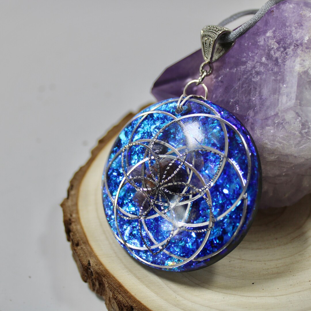 Super Seven Torus Powerful Orgonite Pendant, Crystal Healing Energy ...