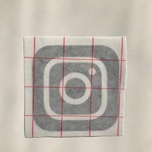 Custom Instagram Handle Name Sticker With Instagram Logo - Etsy