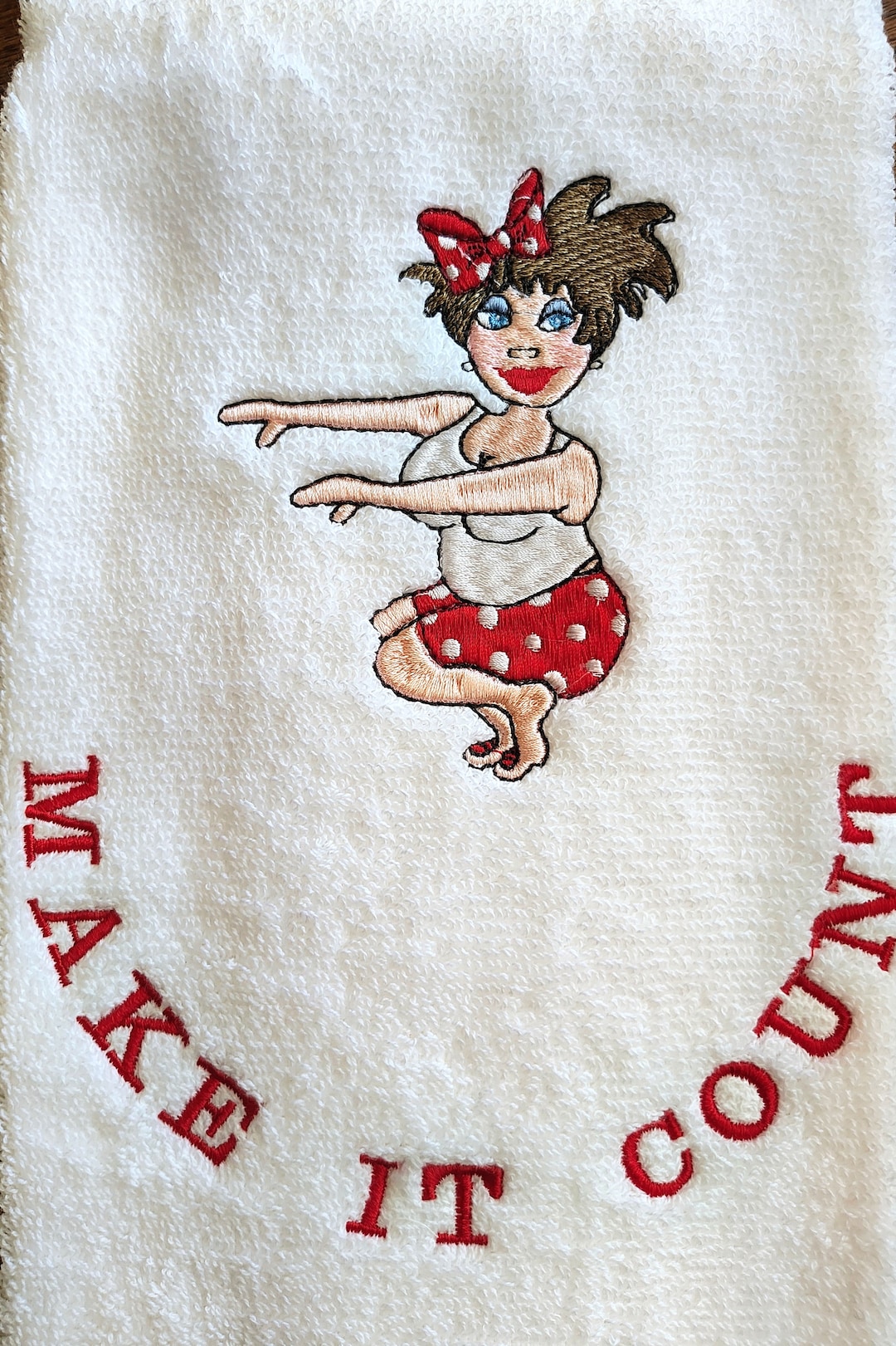 Make It Count Inspirational Gym Towel - Etsy