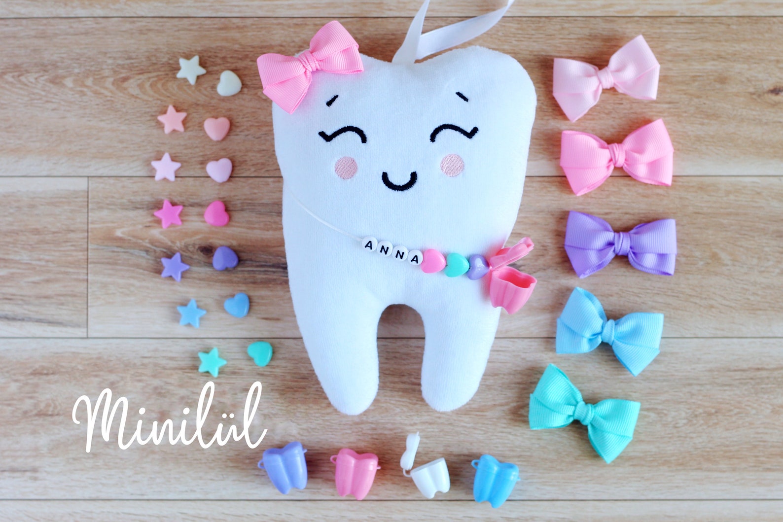 SUPER Cute Tooth Fairy Pillow : Tooth Locket With Name - Etsy