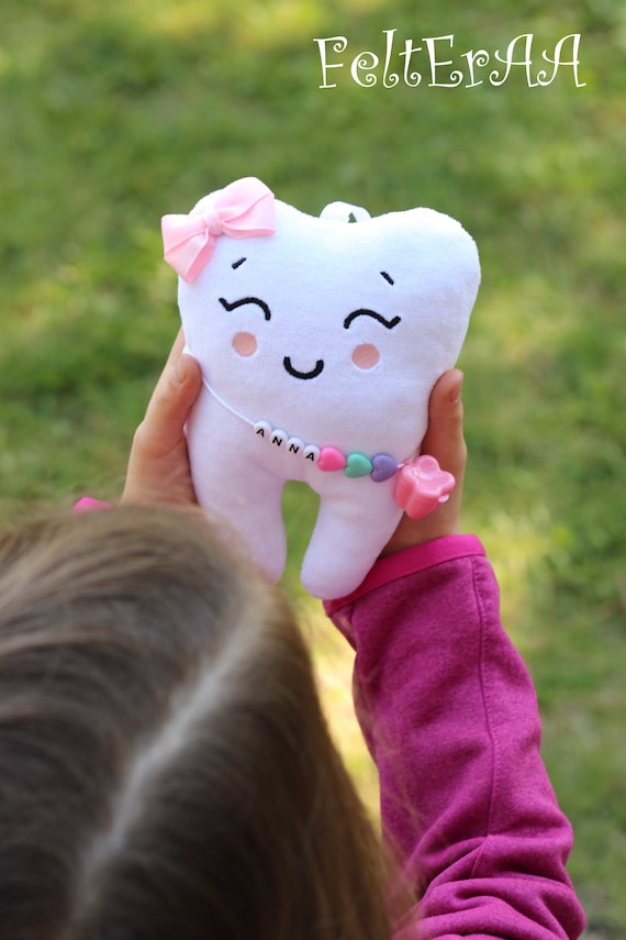 SUPER cute Tooth Fairy Pillow : tooth locket with name | Etsy