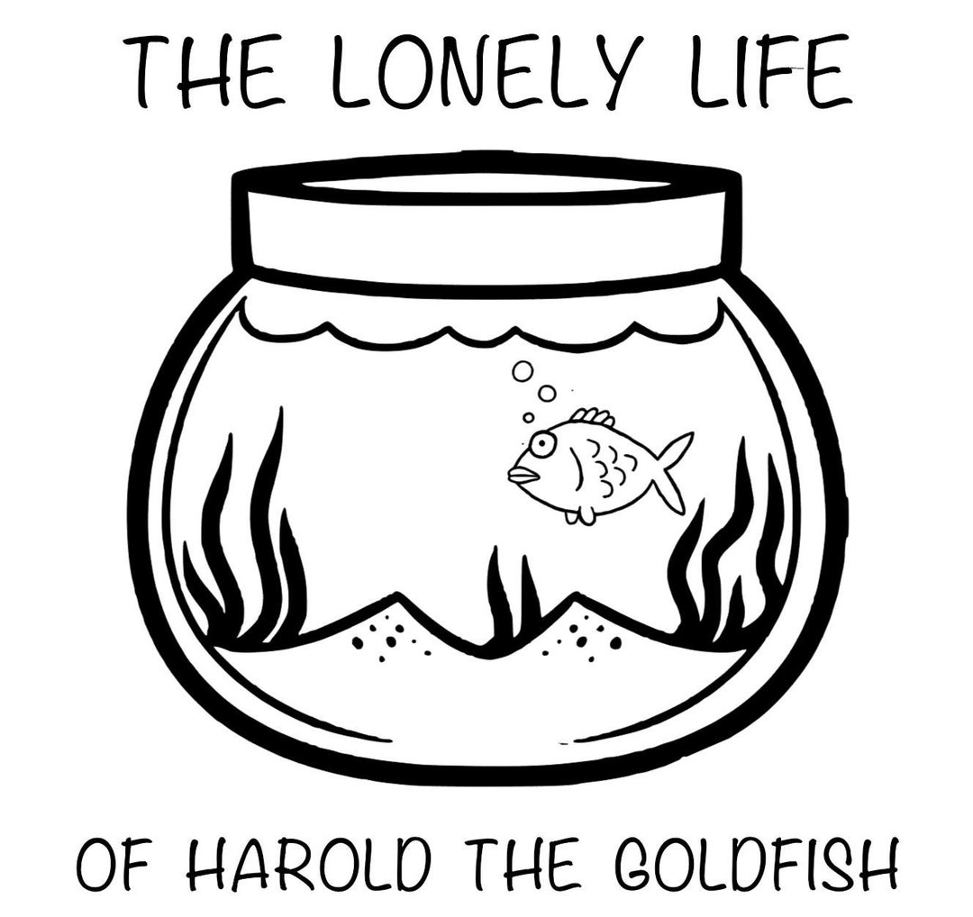 Lonely Harold The Goldfish SVG - Digital SVG File ONLY - Cricut Files ...