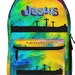 Jesus Saves Backpack Christian Book Bag Jesus Backpack Colorful Women ...