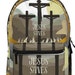 Jesus Saves Backpack Faith Book Bag Christian Backpack Men of Faith ...