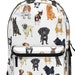 Dog Backpack Dog Book Bag Travel Bag Dog Kids Men Women Backpack Dog ...