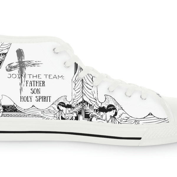 Bible Hi Tops Mens Christian Sneakers Faith Hi Top Sneakers Christian ...