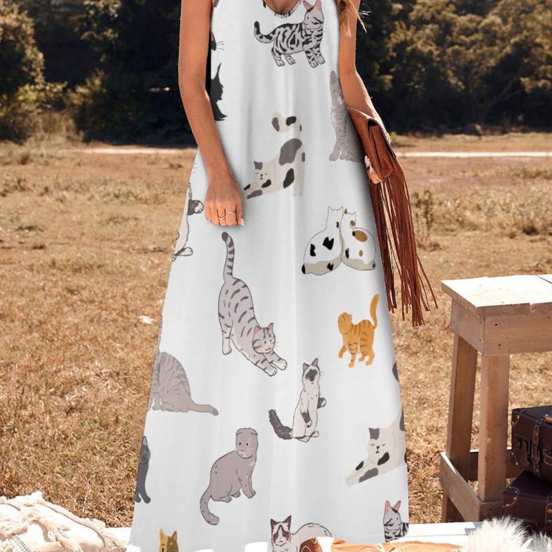 Cat Dress - Etsy