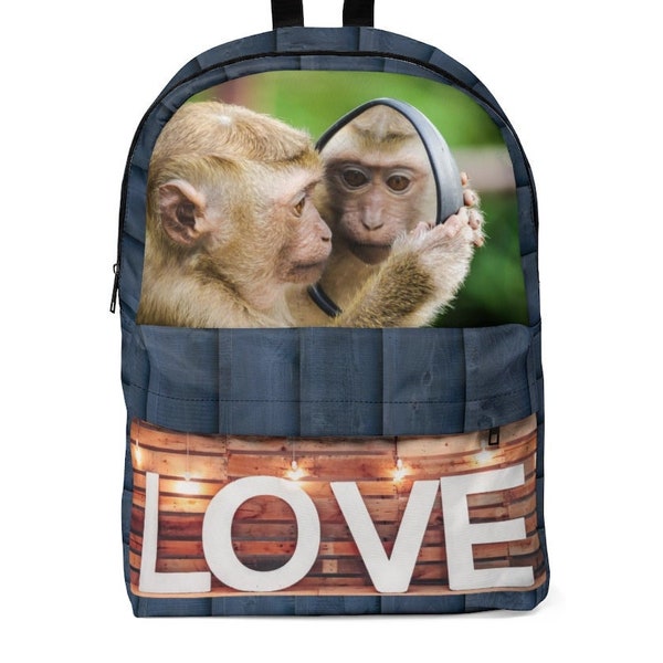 Monkey Backpack - Etsy