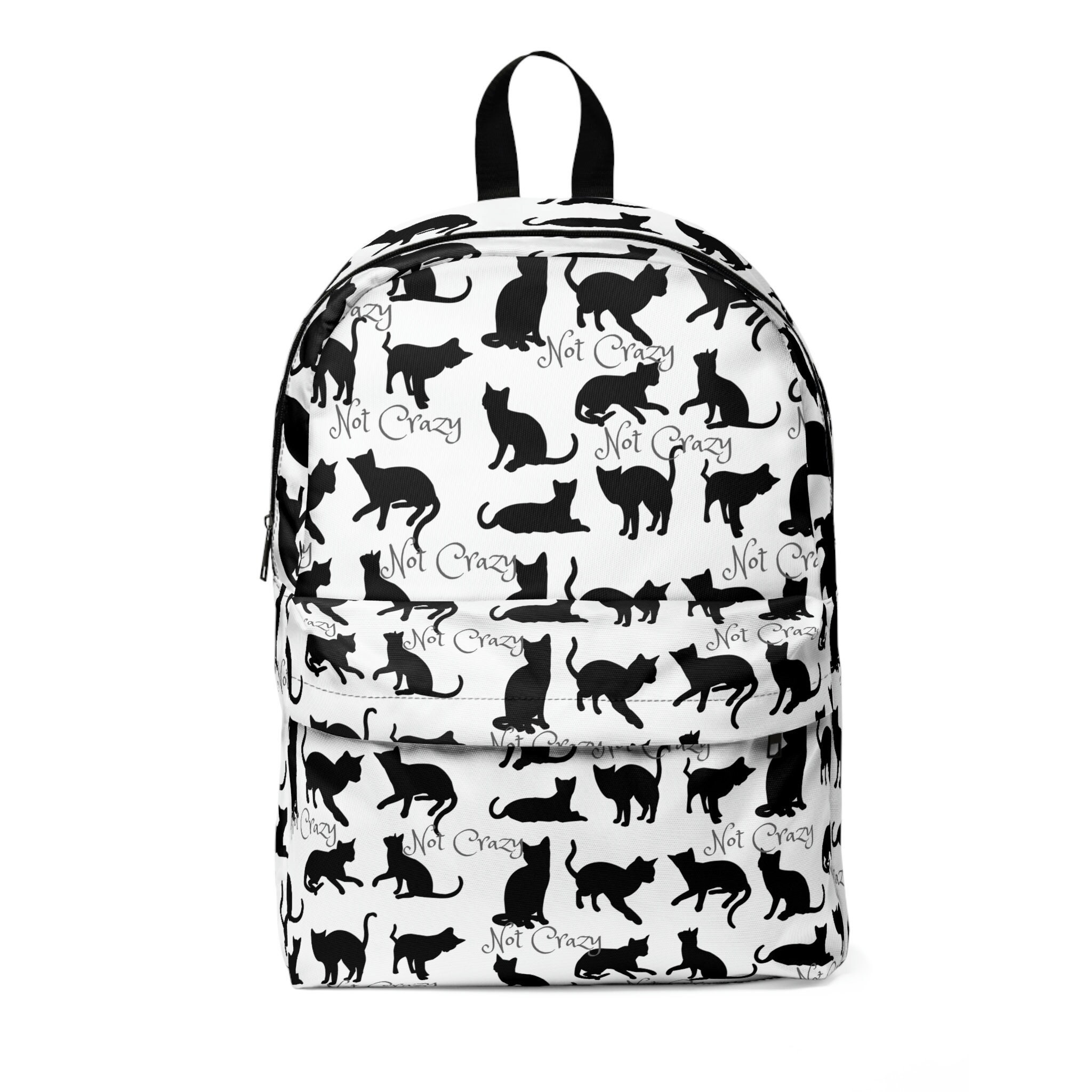 Cats Backpack Black Cat Mom Backpack Cat Lover Gift Teen Gift School ...