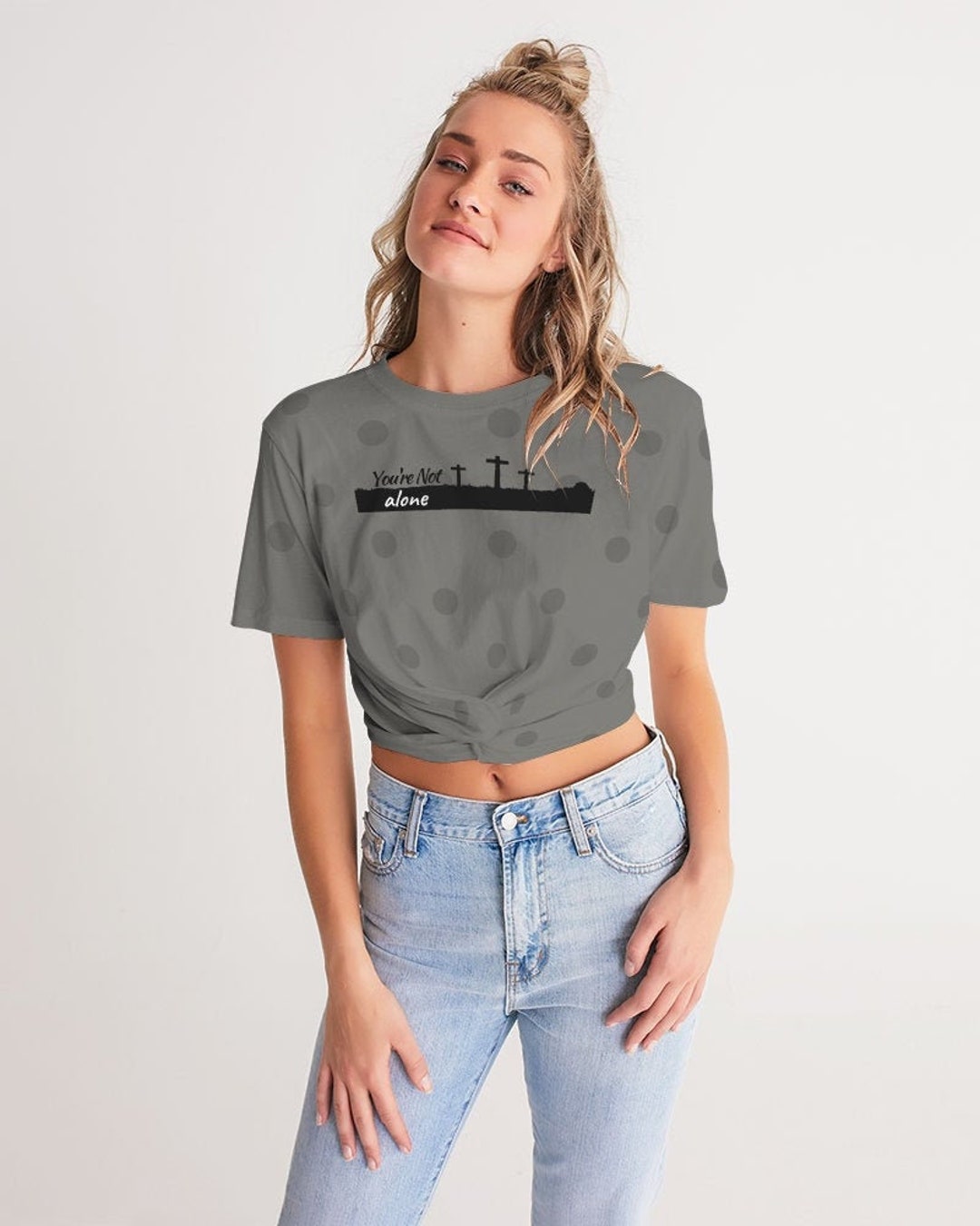 Faith Crop Top Womens Christian T Shirt Bible Top Faith Tee Teen Girl ...