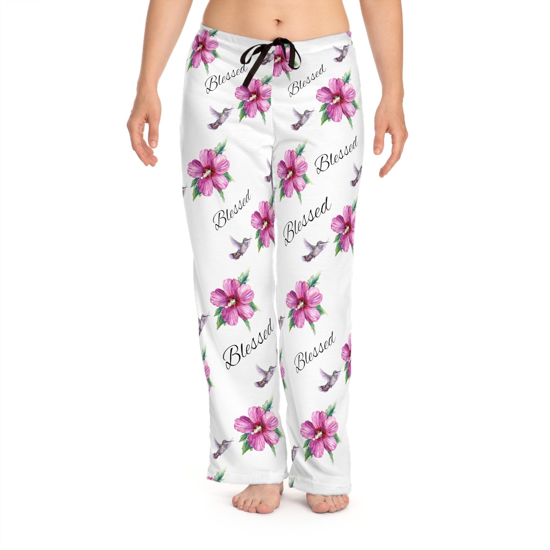 Christian Women's Pajama Pants Blessed Loungewear Faith Pajama Pants ...
