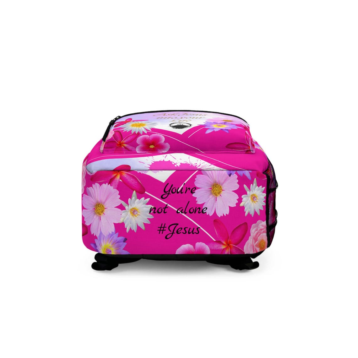 Jesus Backpack Christian Backpack Not Alone Jesus Gift Women Faith ...