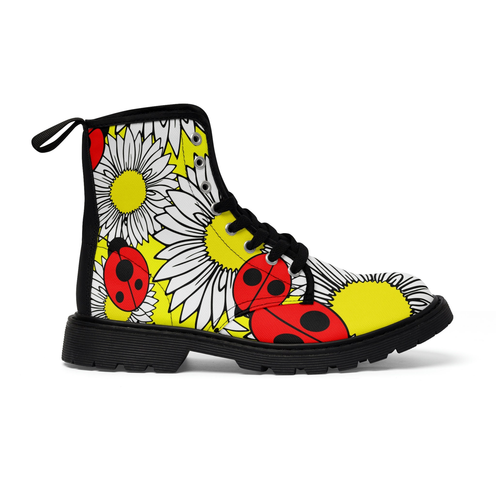 Daisy Boots Ladybug Womens Boots Retro Style 60s Style - Etsy