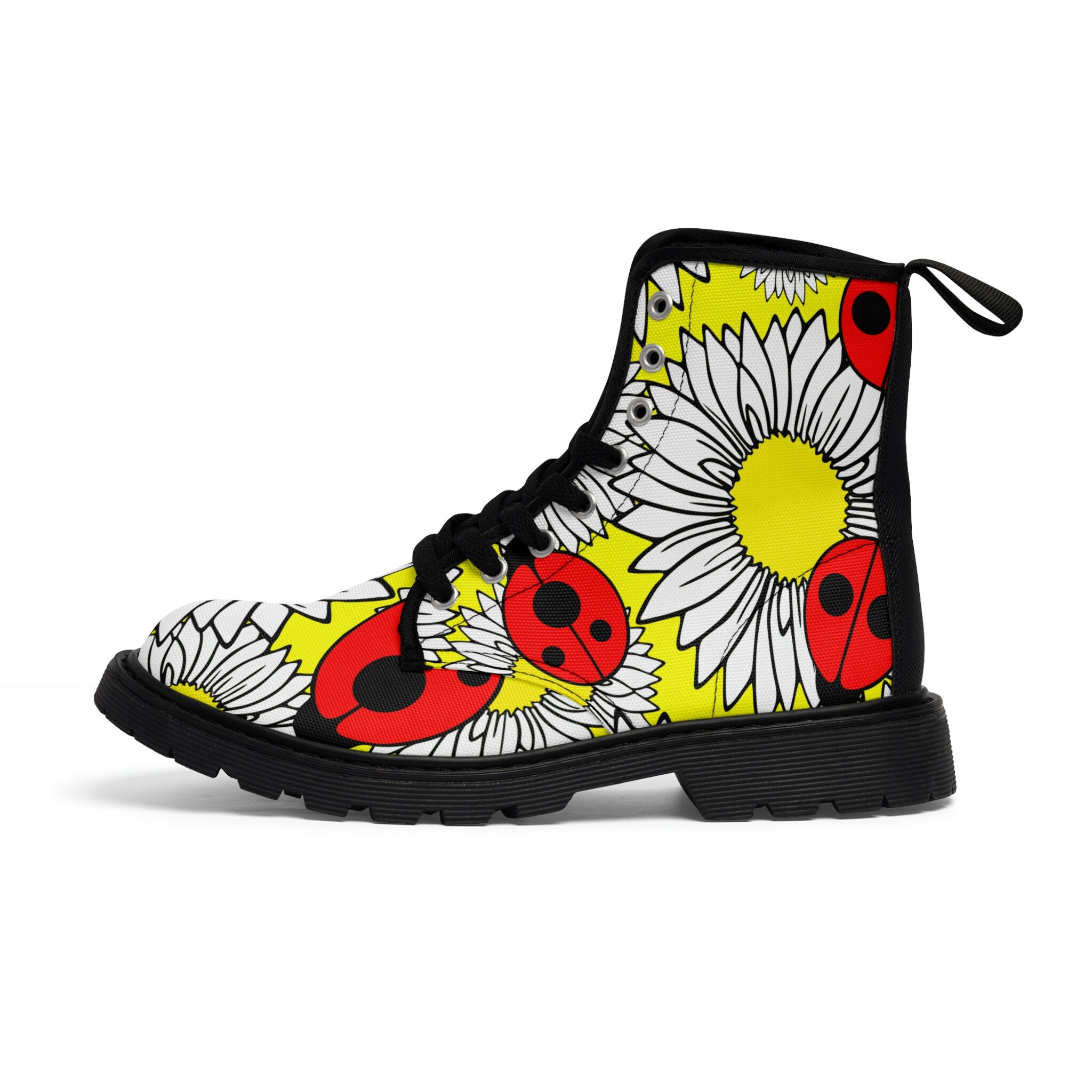 Daisy Boots Ladybug Womens Boots Retro Style 60s Style - Etsy