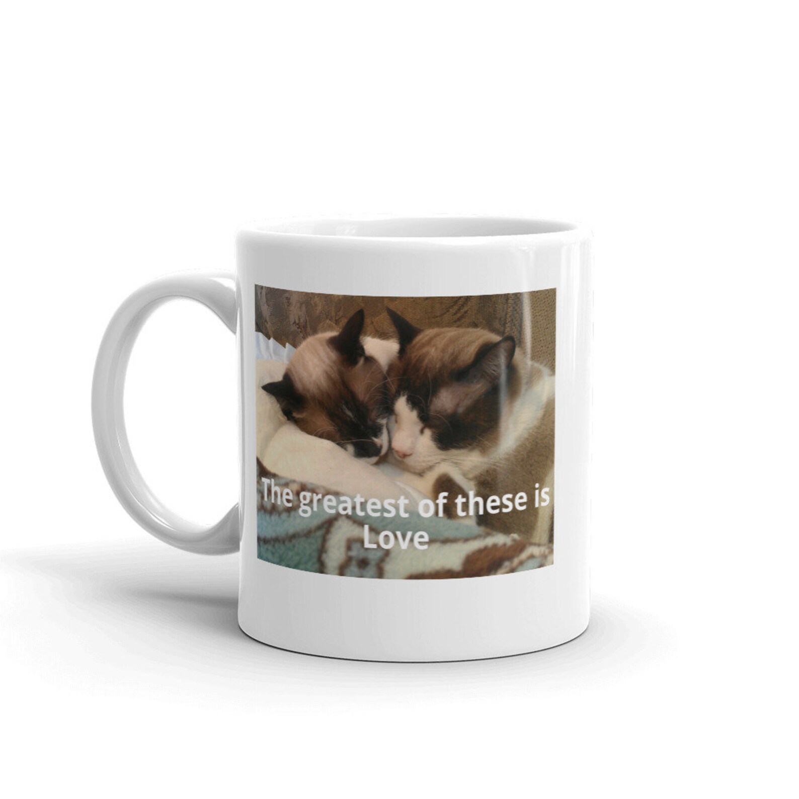 Love Cat Mug Bible Saying Gift Ideas Coffee Cup Graduation - Etsy