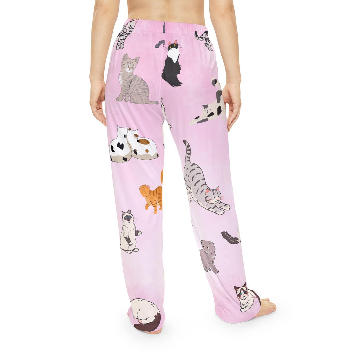 Cat Pajama Pants Women Fun Cat Lover Gift for Her Teen Girl Gift Pajama ...