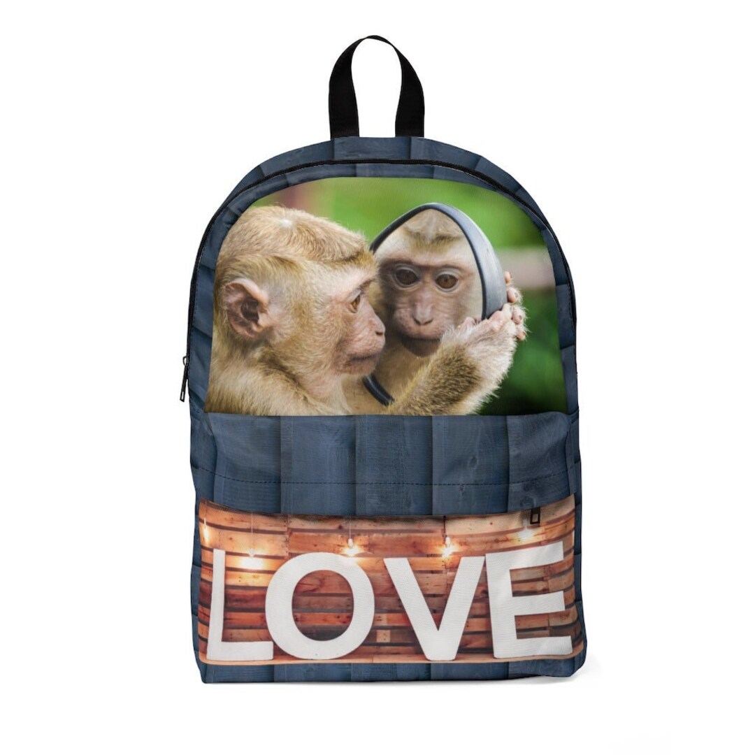 Monkey Backpack Traveling Kids Teen Women Gift Idea Back to School Gift ...