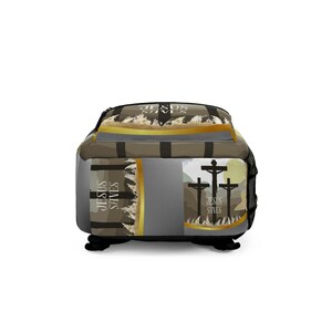 Jesus Saves Backpack Faith Book Bag Christian Backpack Men of Faith ...