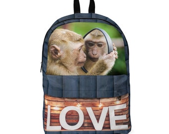 Monkey Backpack - Etsy
