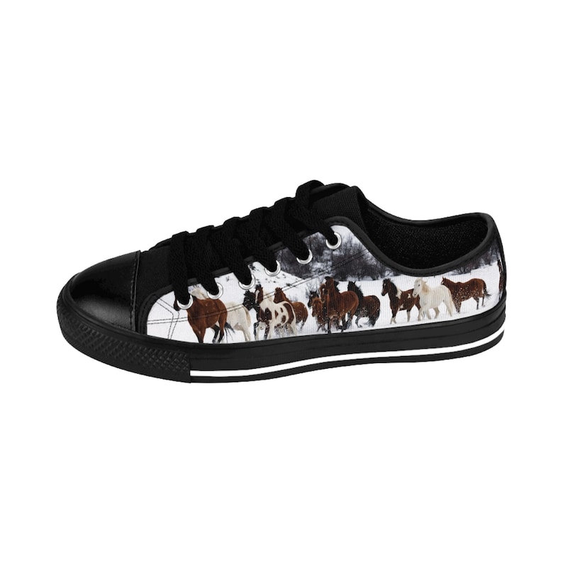 Horse Sneakers Horse Tennis Shoes Women Horse Shoes Gift for Her Equine ...