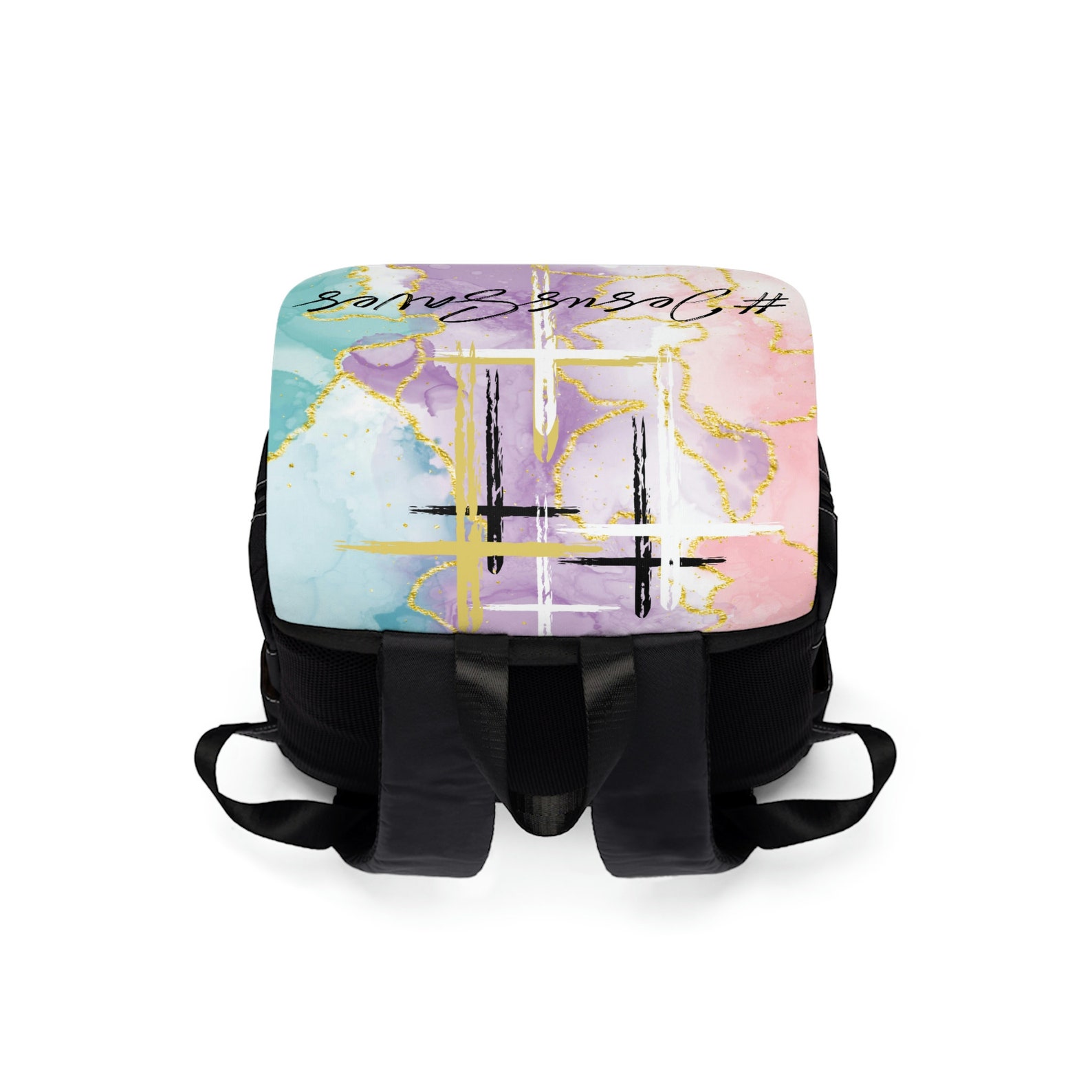 Jesus Shoulder Backpack Jesus Messenger Bag Christian Book Bag Faith ...