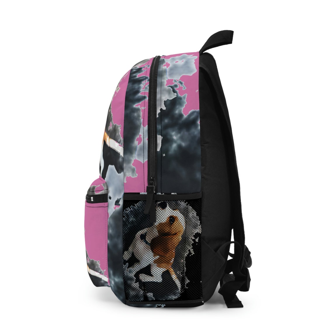 Backpack Beagle Dog Backpack Pink Beagle Book Bag Girl Dog Mom Backpack ...