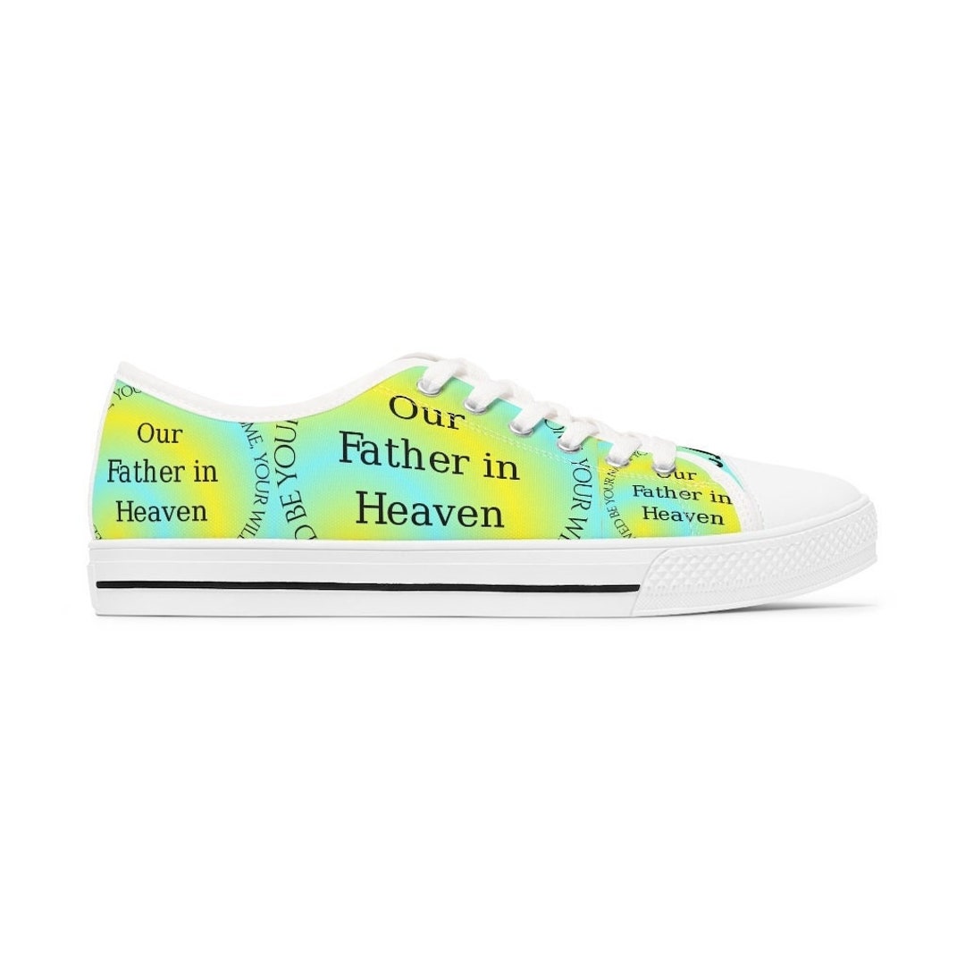 Christian Sneakers God in Heaven Shoes Womens SEE SIZE Note Faith ...