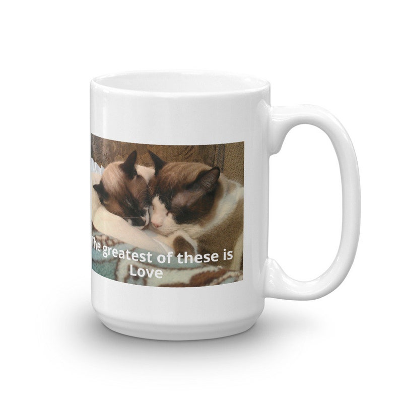 Love Cat Mug Bible Saying Gift Ideas Coffee Cup Graduation - Etsy